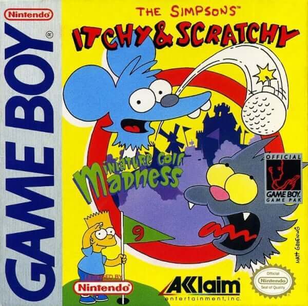 The Simpsons - Itchy & Scratchy in Miniature Golf Madness ROM (Hacks ...