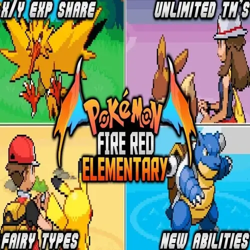 Pokemon Fire Red Elementary ROM (Hacks, Cheats + Download Link)